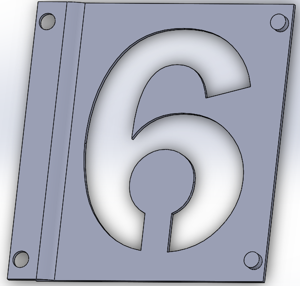 STL file Stencil numbers・3D printing design to download・Cults