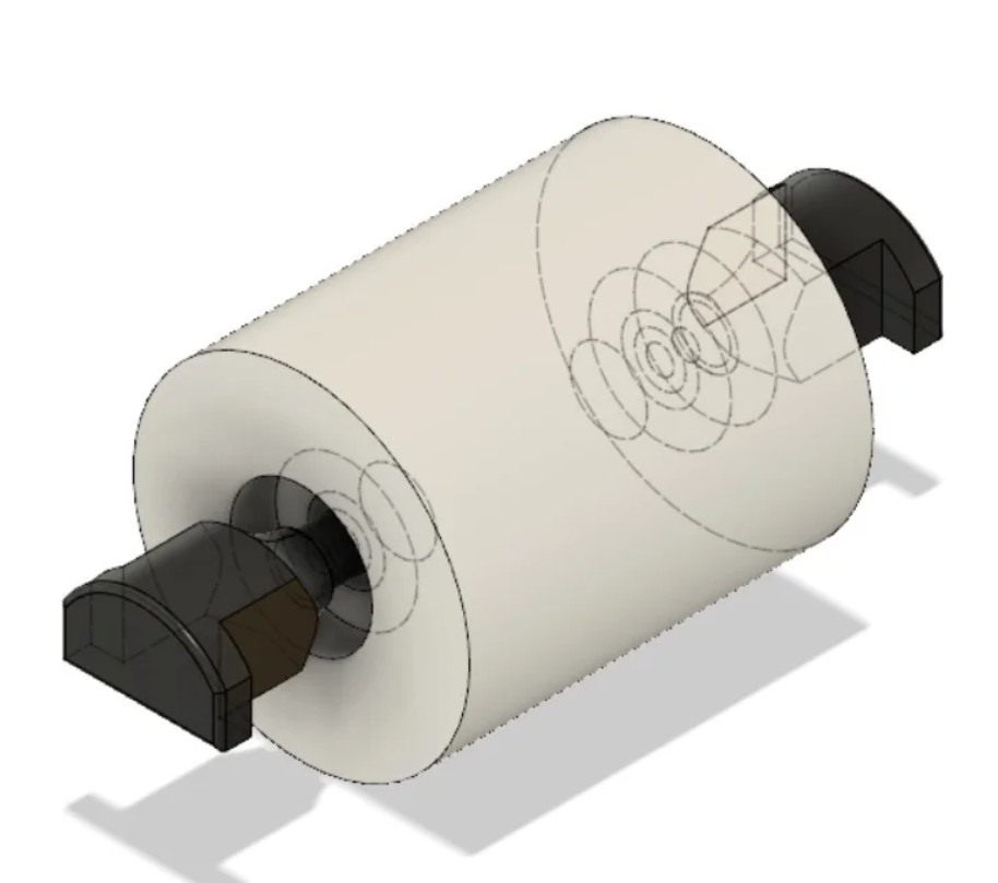 Free STL file Spool roller with bearings + Tool box・Template to ...