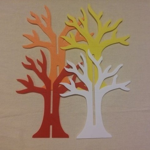 Download STL file 4 Colors Tree Kit • 3D print template ・ Cults
