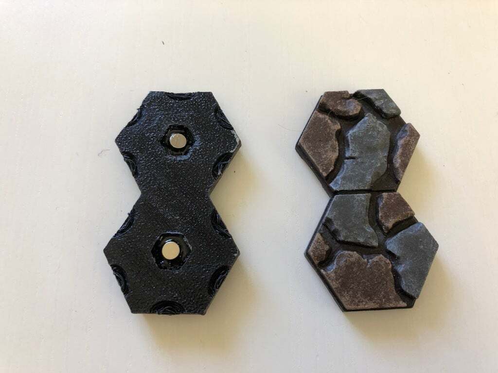 Download free STL file Magnetic Hex connector for Axolote Hex • Model ...