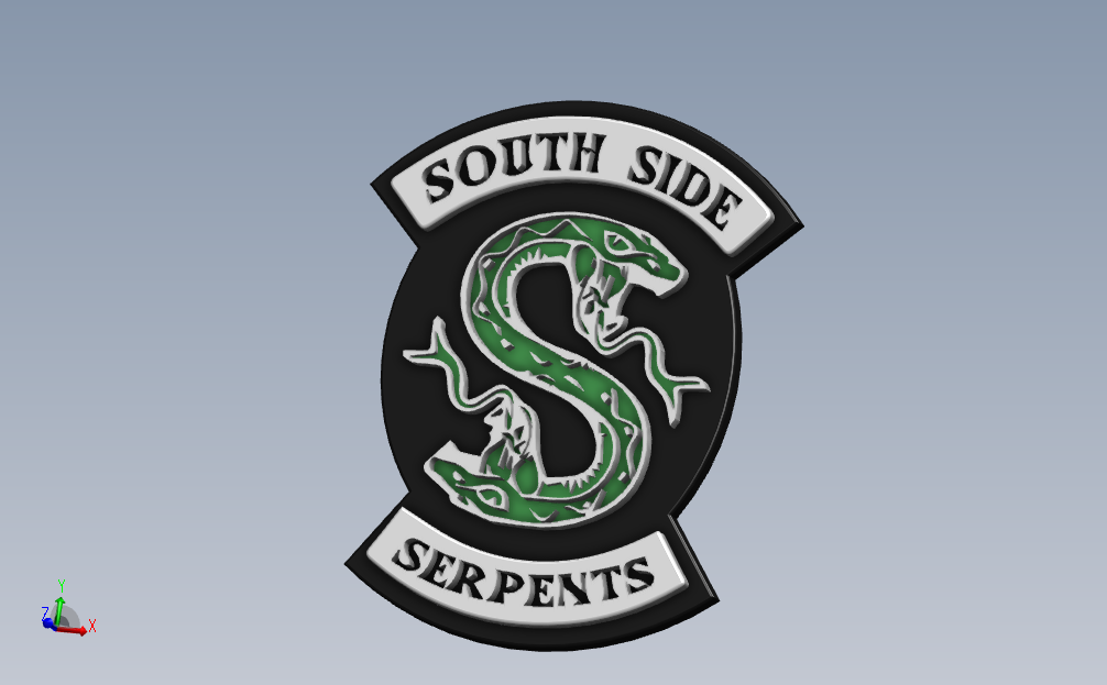 STL file SouthSide Snake・3D printable model to download・Cults