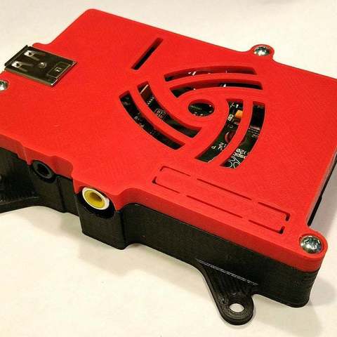 Download free 3D printing designs Raspberry Pi (Model B) case with 75mm ...