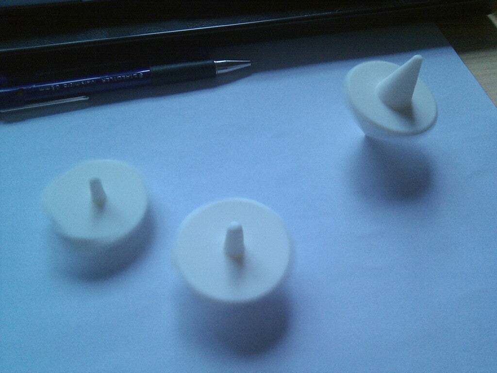 Download free SCAD file Single piece peg-top! easy to print and ...