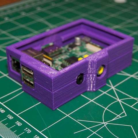 Download free STL files Raspberry Pi Case 2 (RasPi) ・ Cults