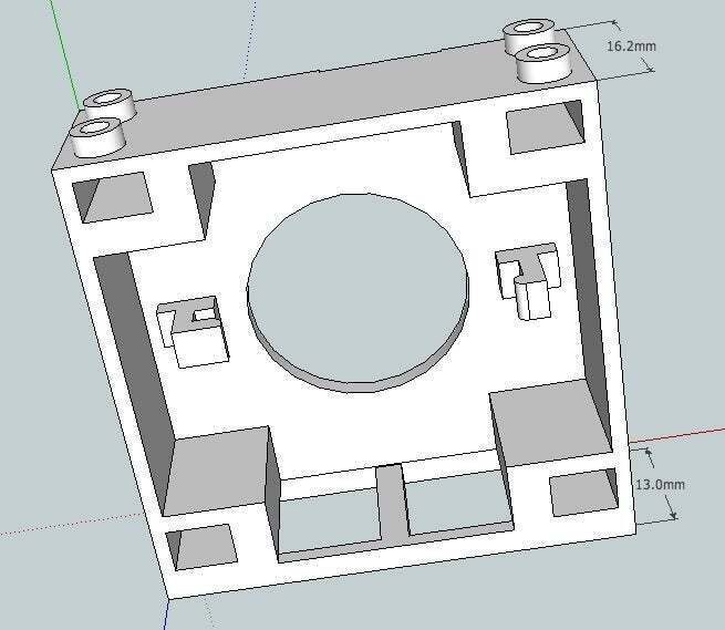Archivo STL gratis Sensor PIR Montaje en ladrillo・Diseño imprimible en ...