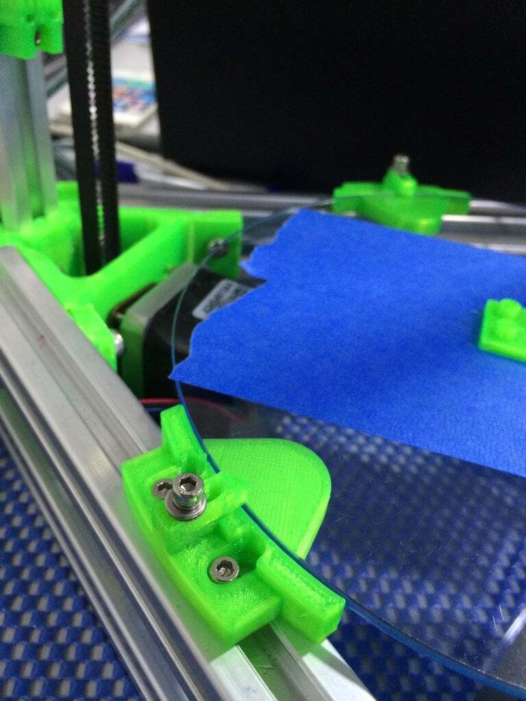 Free STL file Mini Kossel FSR Mount for 17cm 18cm Glass・3D printable ...