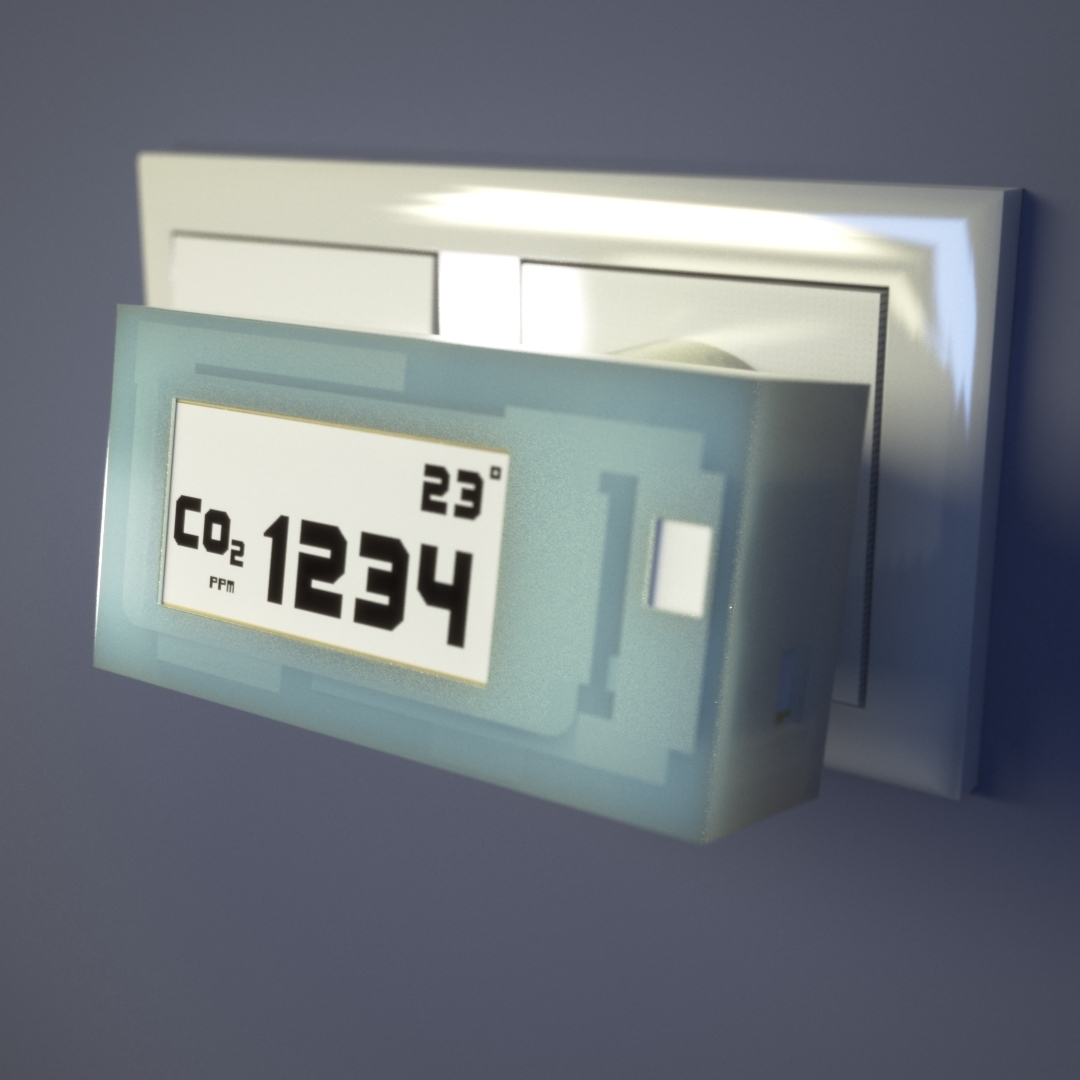 Free OBJ file PiTs housing for Co2 and particulate matter measurement 📱 ...