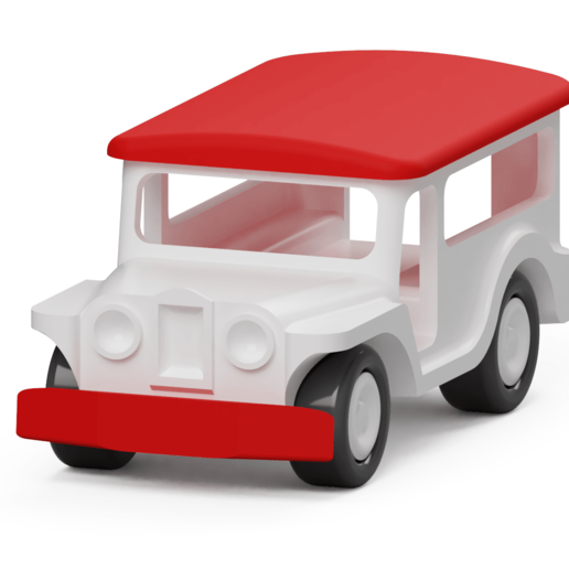 Download STL file Philippine Jeepney • Template to 3D print ・ Cults