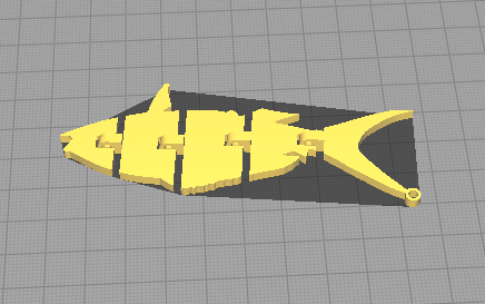 STL file Flexi fish keychain・3D printing design to download・Cults
