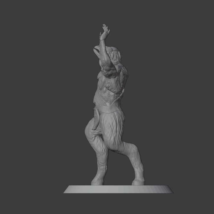 STL file Decaying Fantasy Goat-man・3D printable model to download・Cults