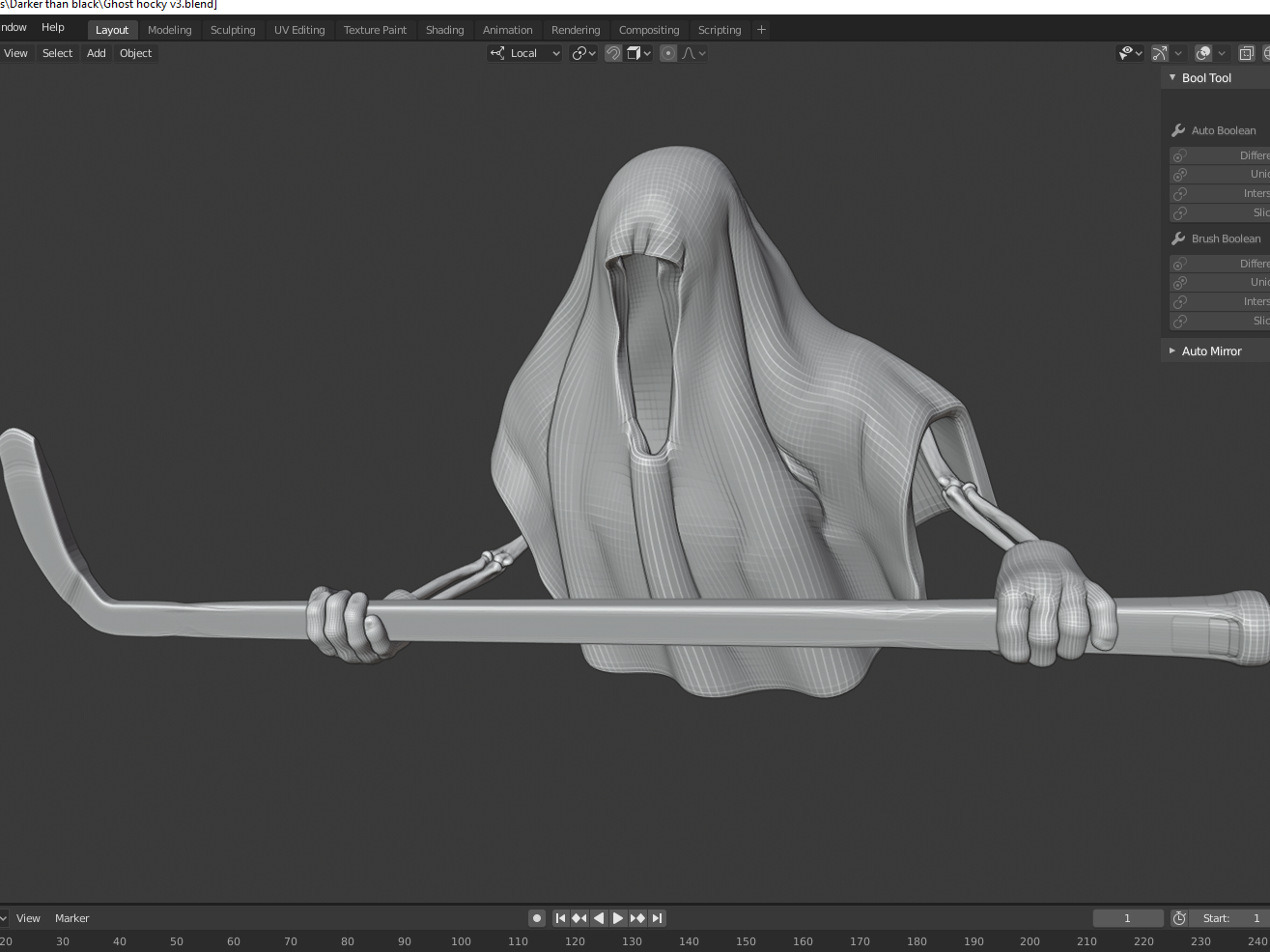 Free 3D file Ghost Hockey・3D print model to download・Cults