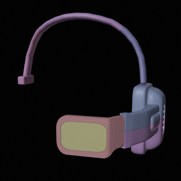 Download free STL file DragonBall Z Scouter • 3D printing object ・ Cults