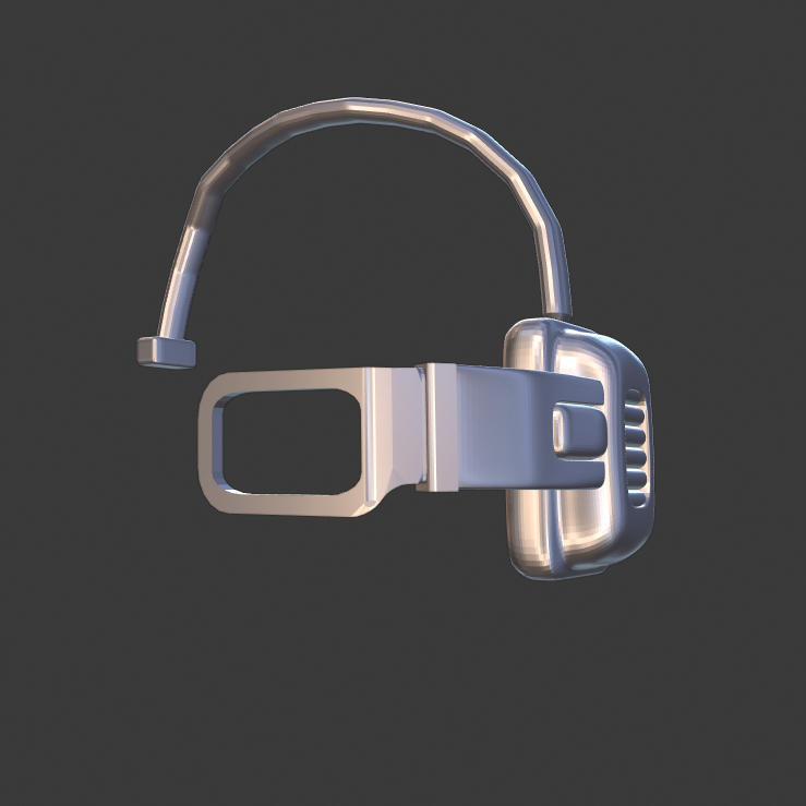 Download Free Stl File Dragonball Z Scouter • 3d Printing Object ・ Cults
