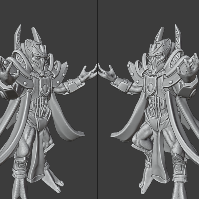 STL file Protoss Templar Mini・3D printer design to download・Cults