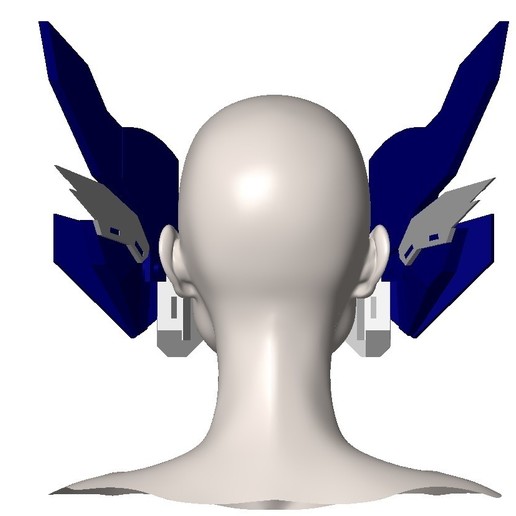 Download STL file Wing gundam zero EW face mask • 3D printing template ...
