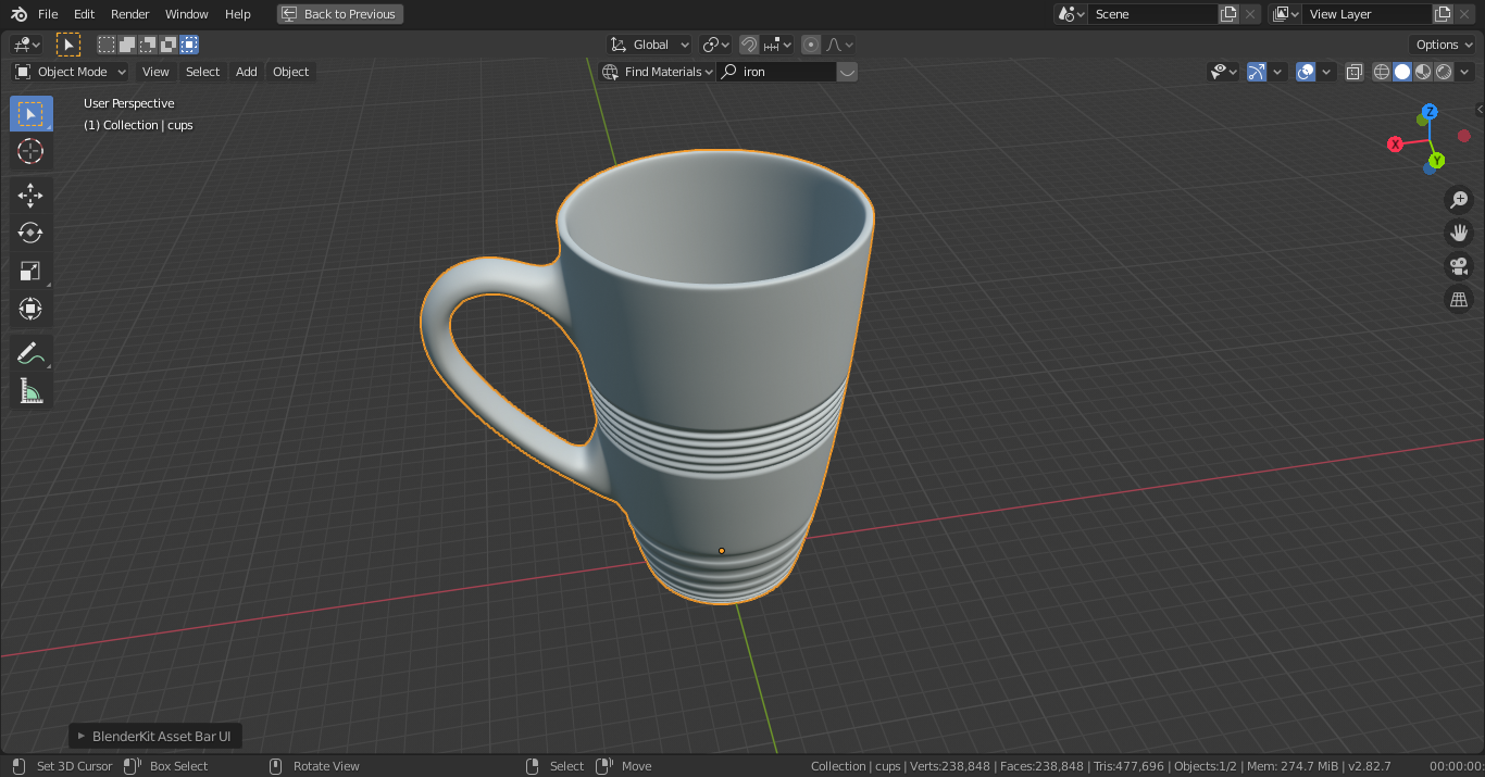 STL file 3D cup (VALENTINE gift)・3D printer design to download・Cults