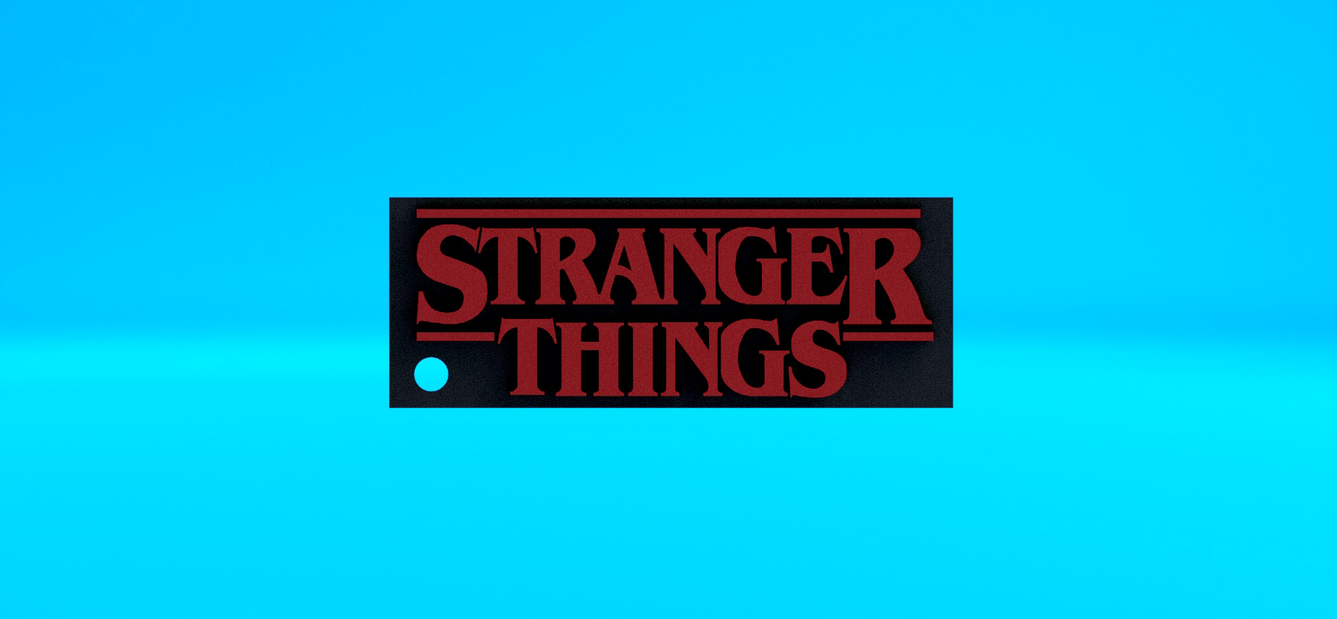 STL file Stranger Things Keychain・Model to download and 3D print・Cults