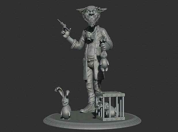 Free STL file Zombie Rabbits 🧟・3D printer design to download・Cults