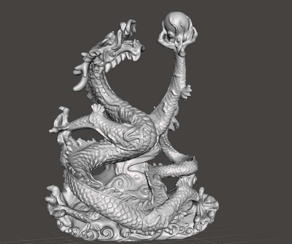 Free STL file Chinese dragon v3.2 🐉・3D print object to download・Cults