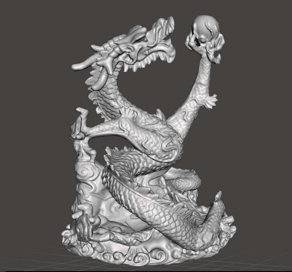 Free STL file Chinese dragon v3.2 🐉・3D print object to download・Cults