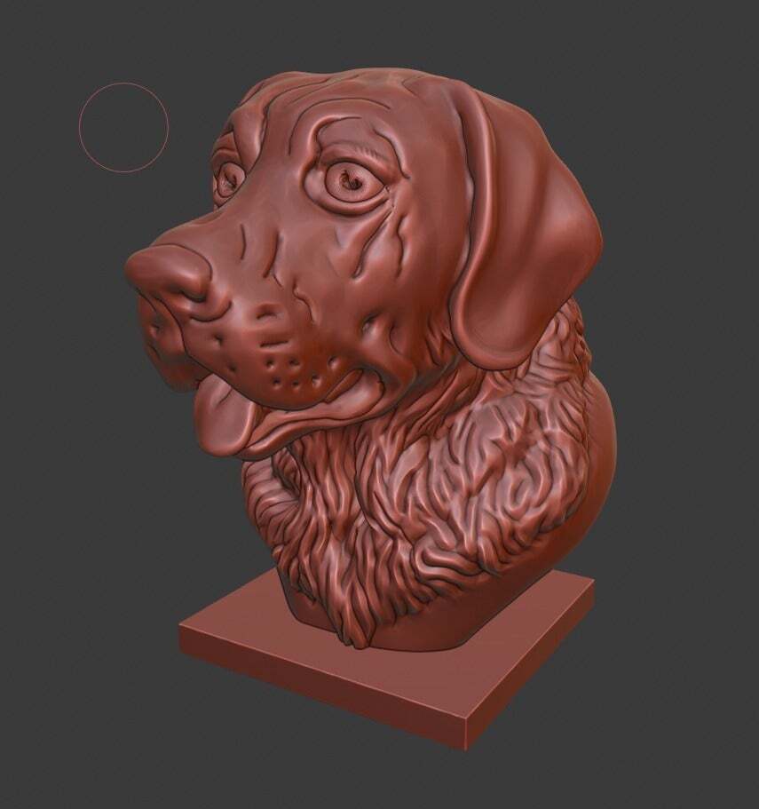 Free STL file Labrador Retriever bust (Dog head) 👤・3D printing design ...