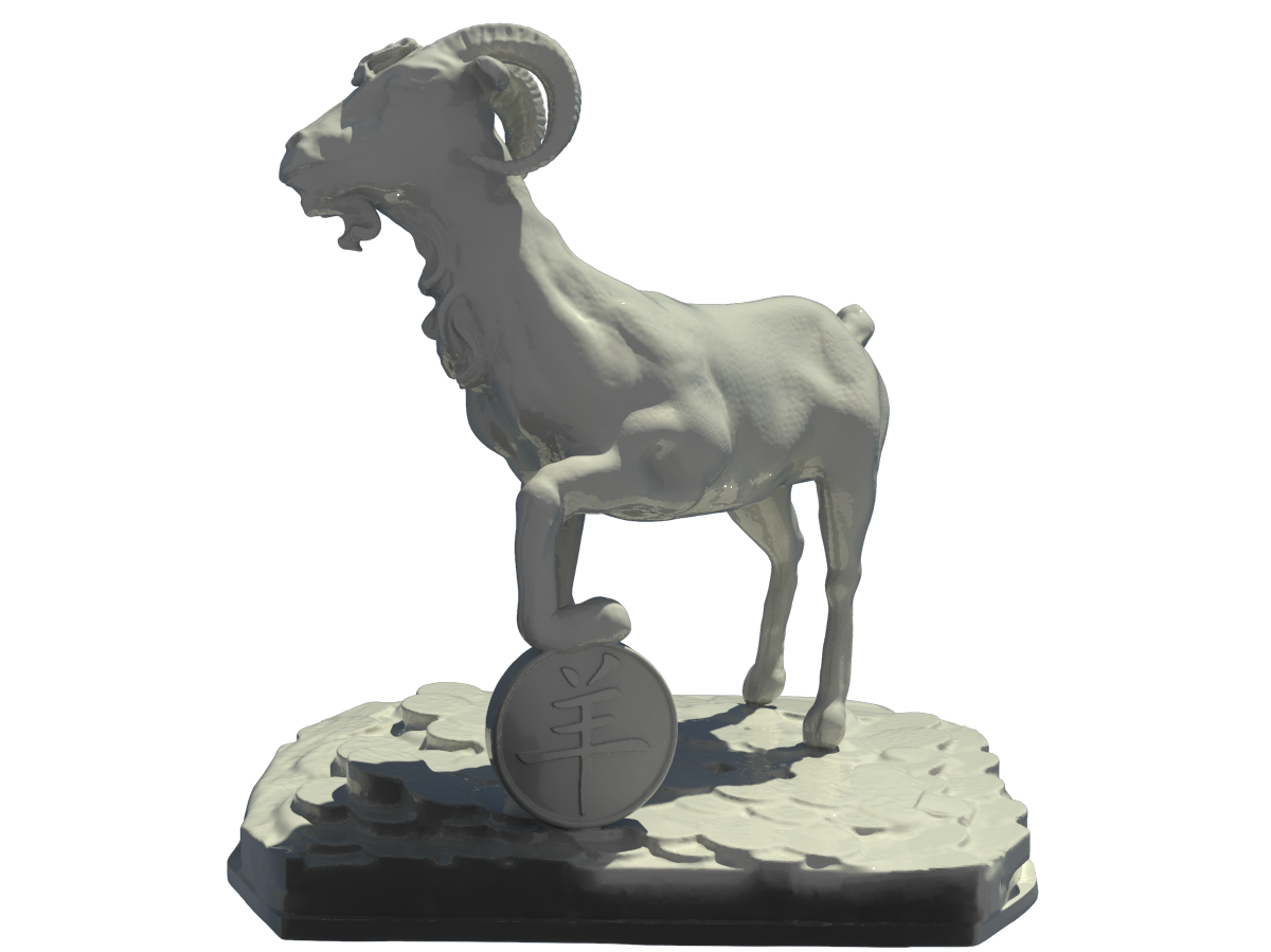 Free STL file Goat 🐐・Model to download and 3D print・Cults