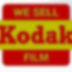 Download free STL files Kodak Sign - Analog Photography ・ Cults