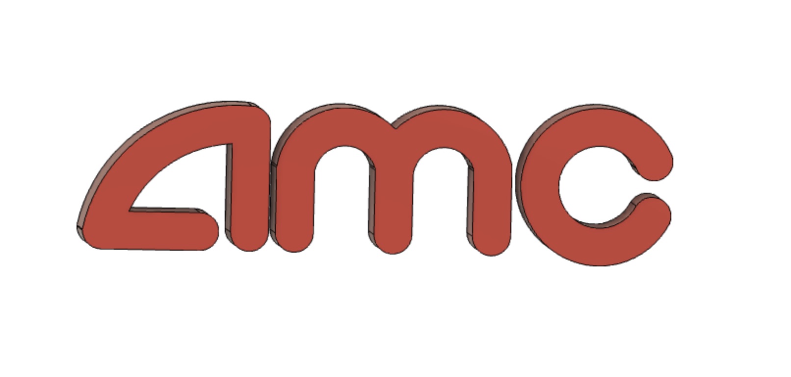 Бесплатный STL файл AMC SIGN LETTERS・3D-печатная модель для загрузки・Cults