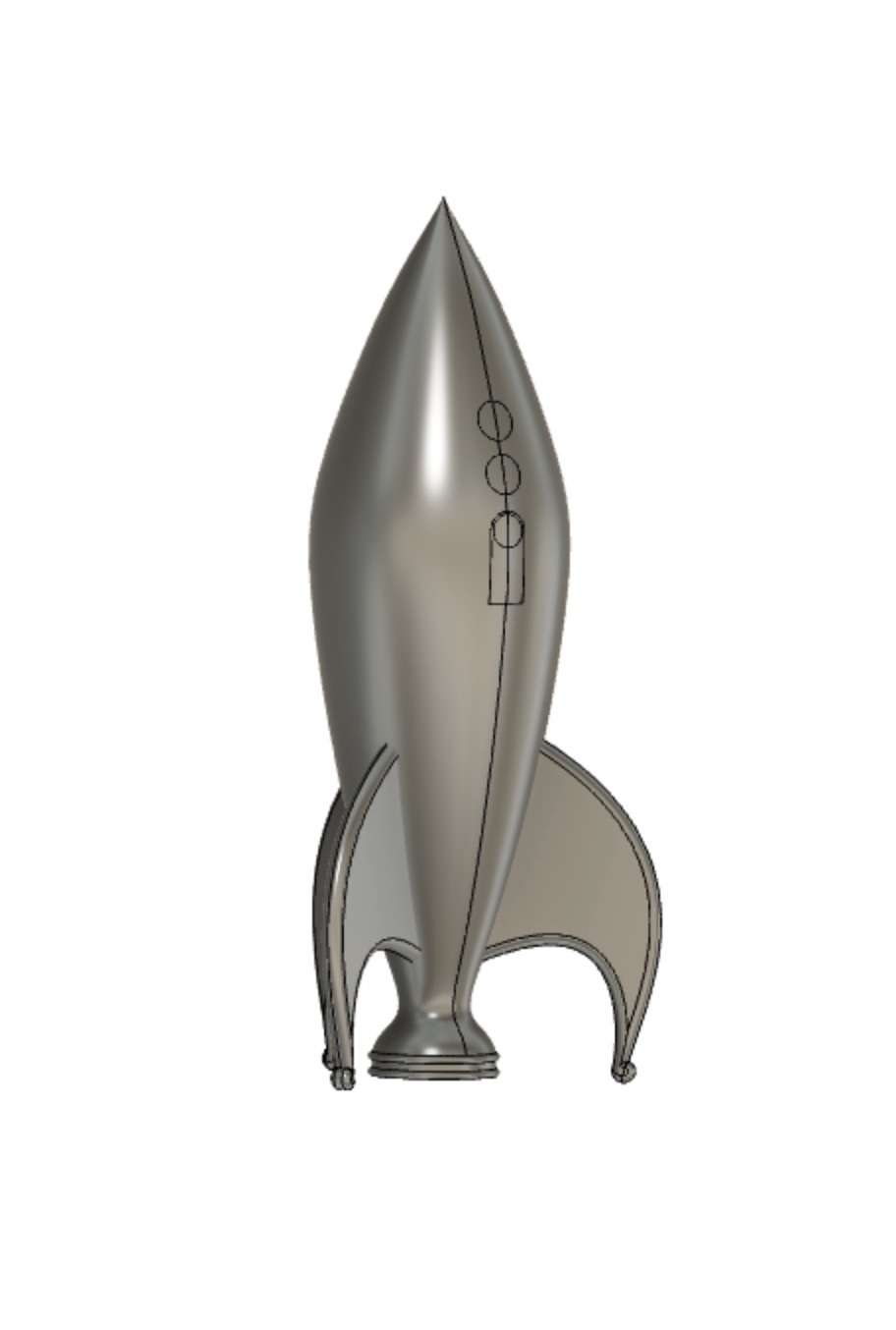 STL file ROCKET 2・3D printing design to download・Cults