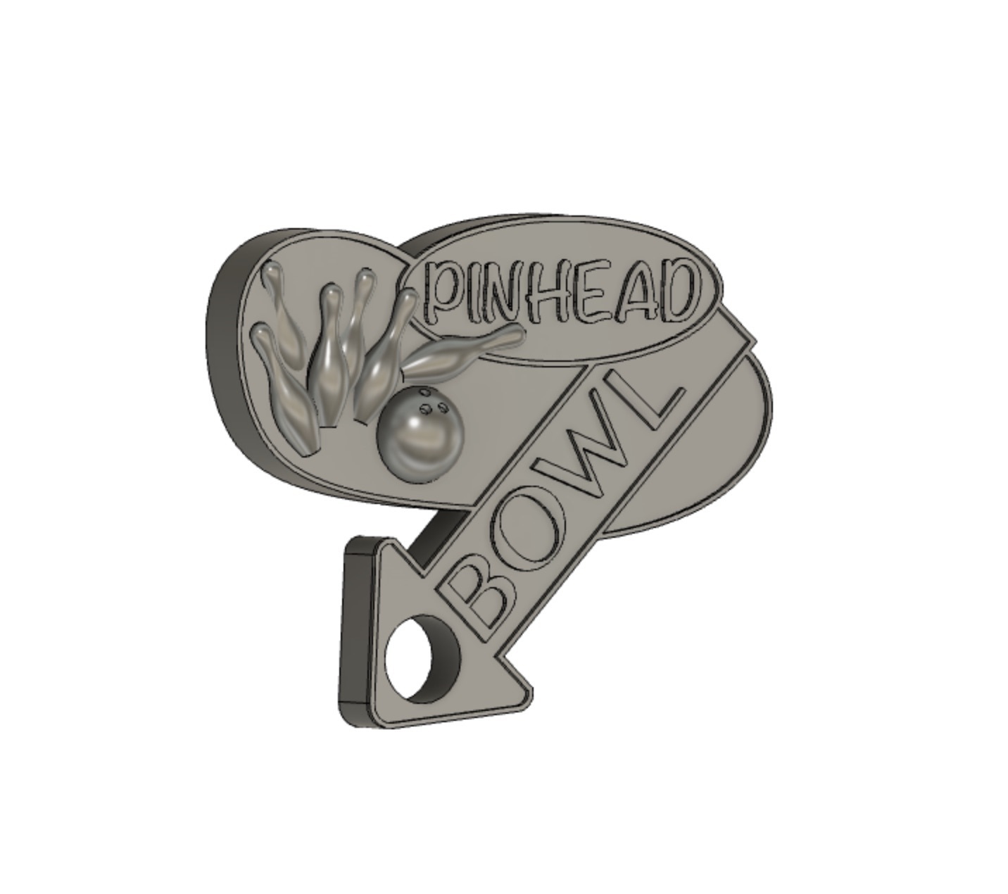 STL file PINHEAD BOWL SIGN・3D print design to download・Cults