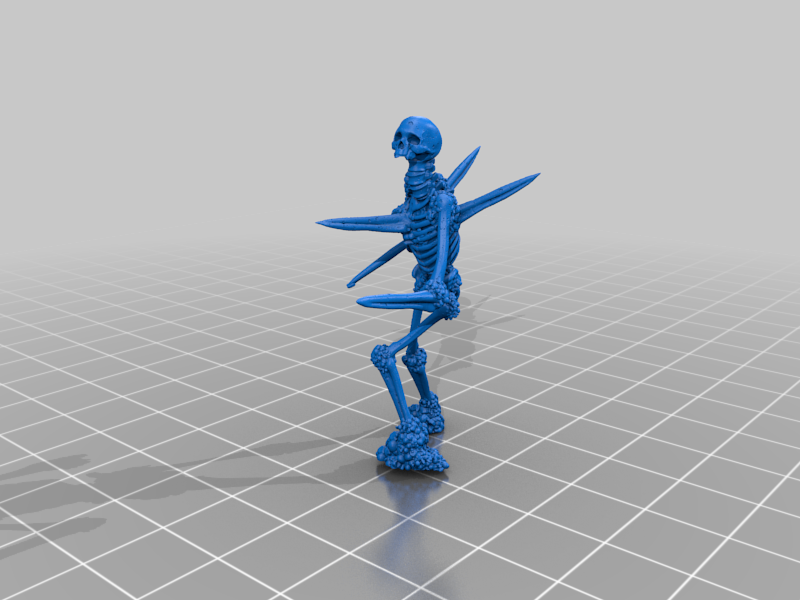 Free 3D file Skeleton from Land of Bones - SUPPORTED !! 💀・3D printer ...