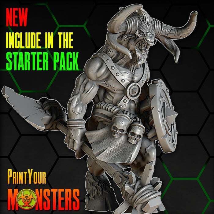 Free STL file MINOTAUR (bust) full on my patreon 👤・3D printer design to ...