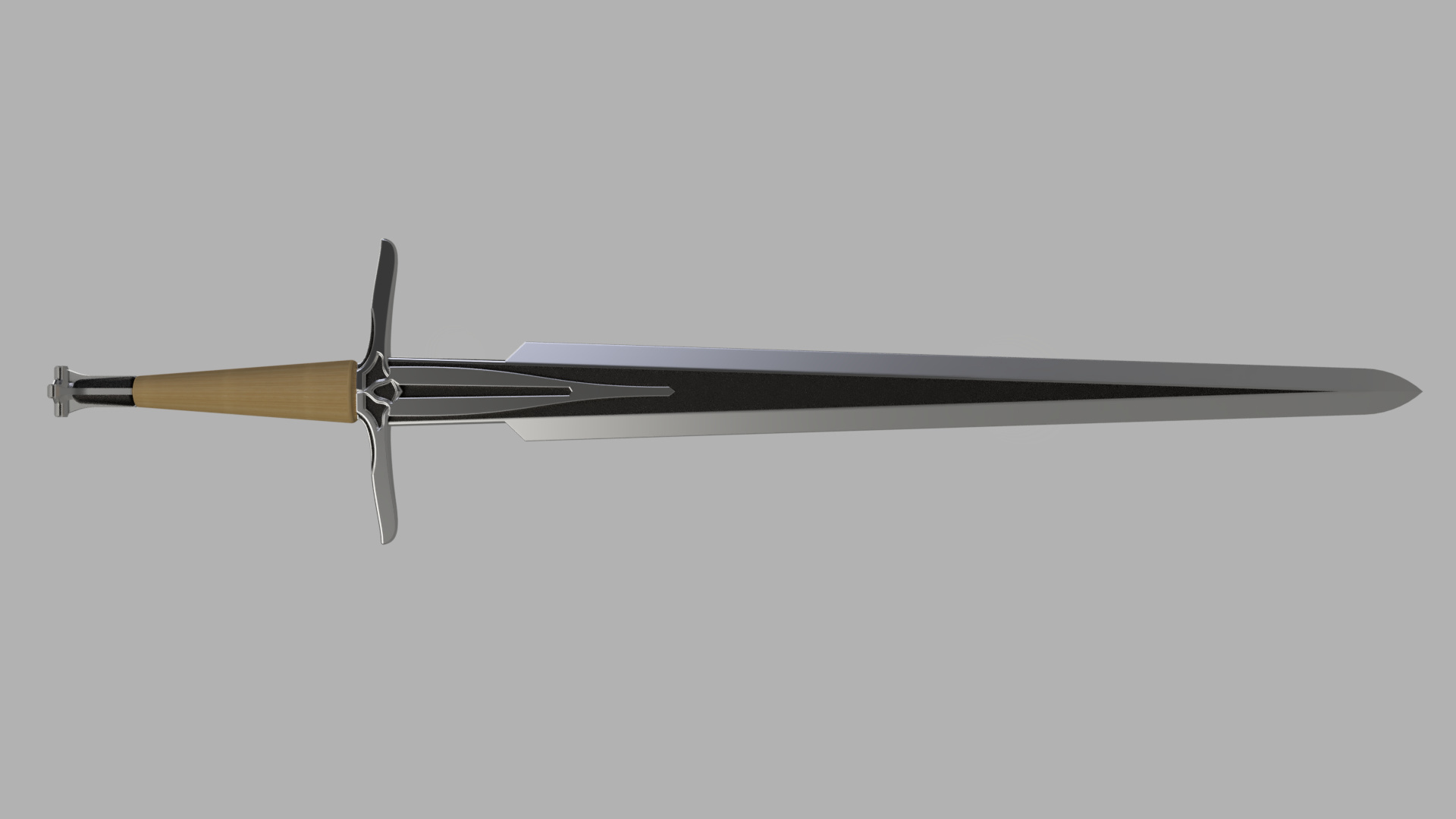 STL file Witcher steel and silver sword 🗡️・3D print design to download ...