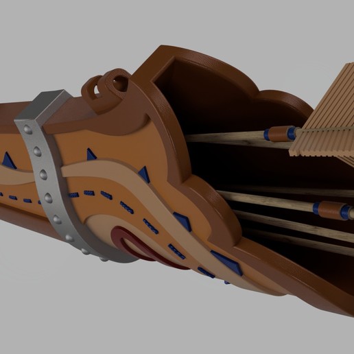 Download STL file Links quiver • 3D printable template ・ Cults
