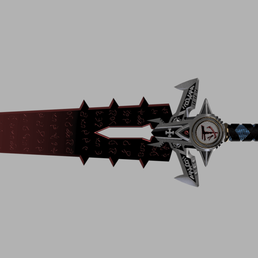 Download STL file Doom Eternal sword • 3D printing object ・ Cults