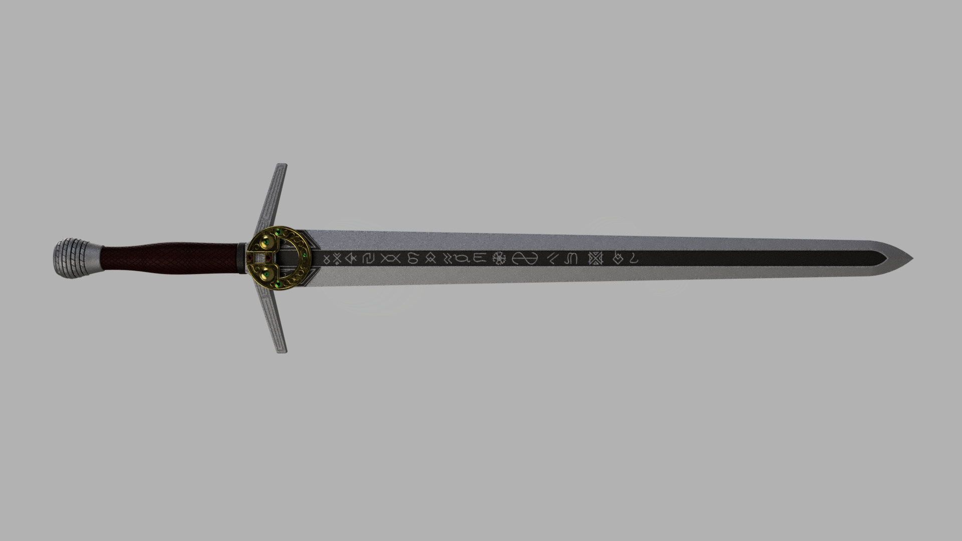 STL file Witcher steel and silver sword 🗡️・3D print design to download ...