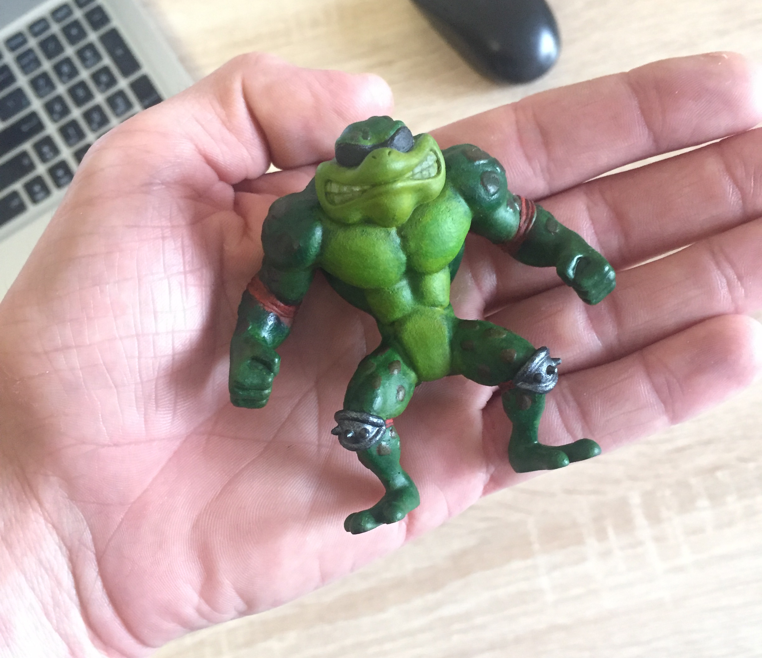 STL file Battle Toads Rash・3D printing model to download・Cults