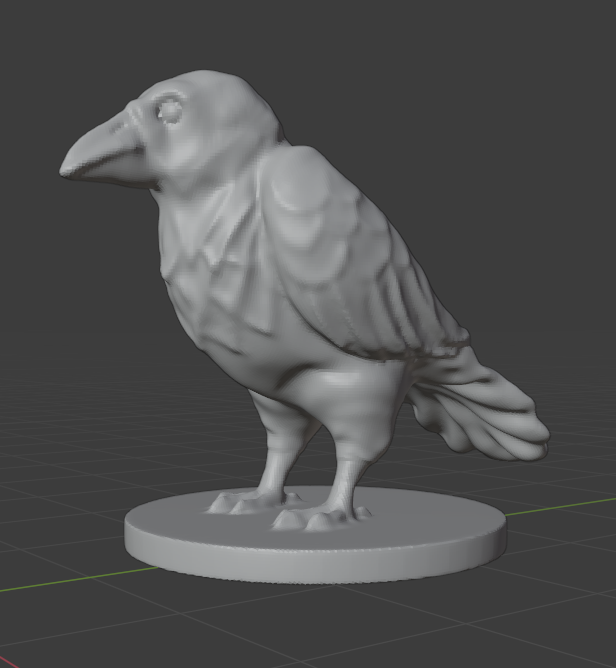 STL file Crow・3D printer model to download・Cults
