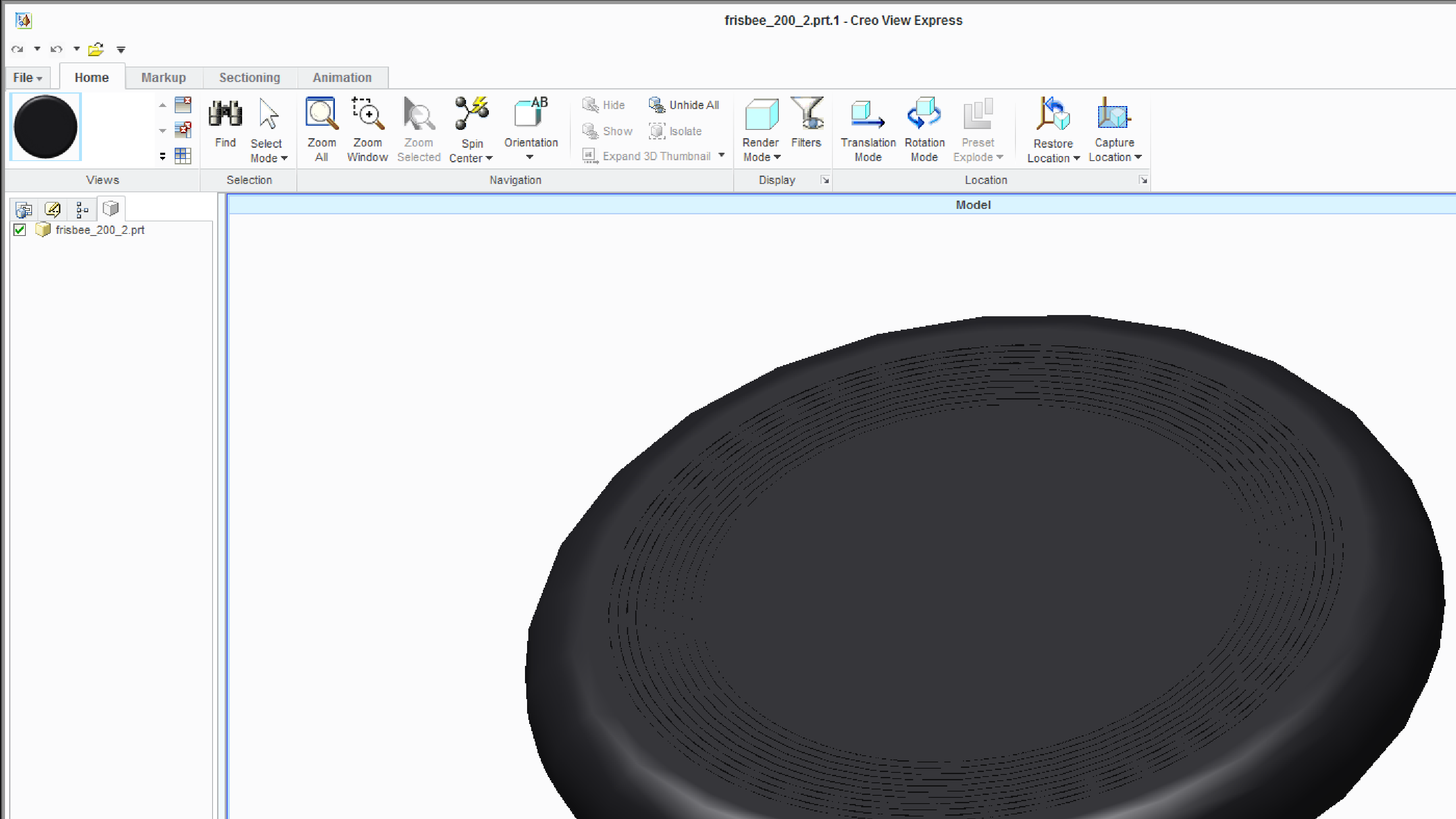 STL file Frisbee 🎲・3D printing template to download・Cults