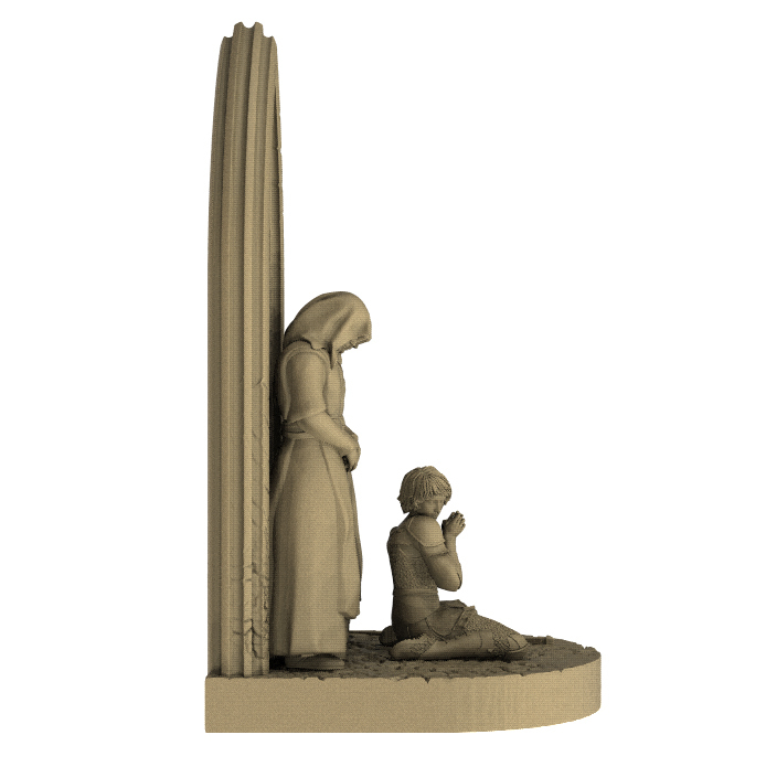 Free STL file Sculpture-4 👩・3D printing template to download・Cults
