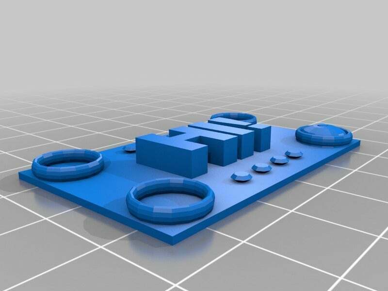 Free STL file Hi!・3D printable object to download・Cults