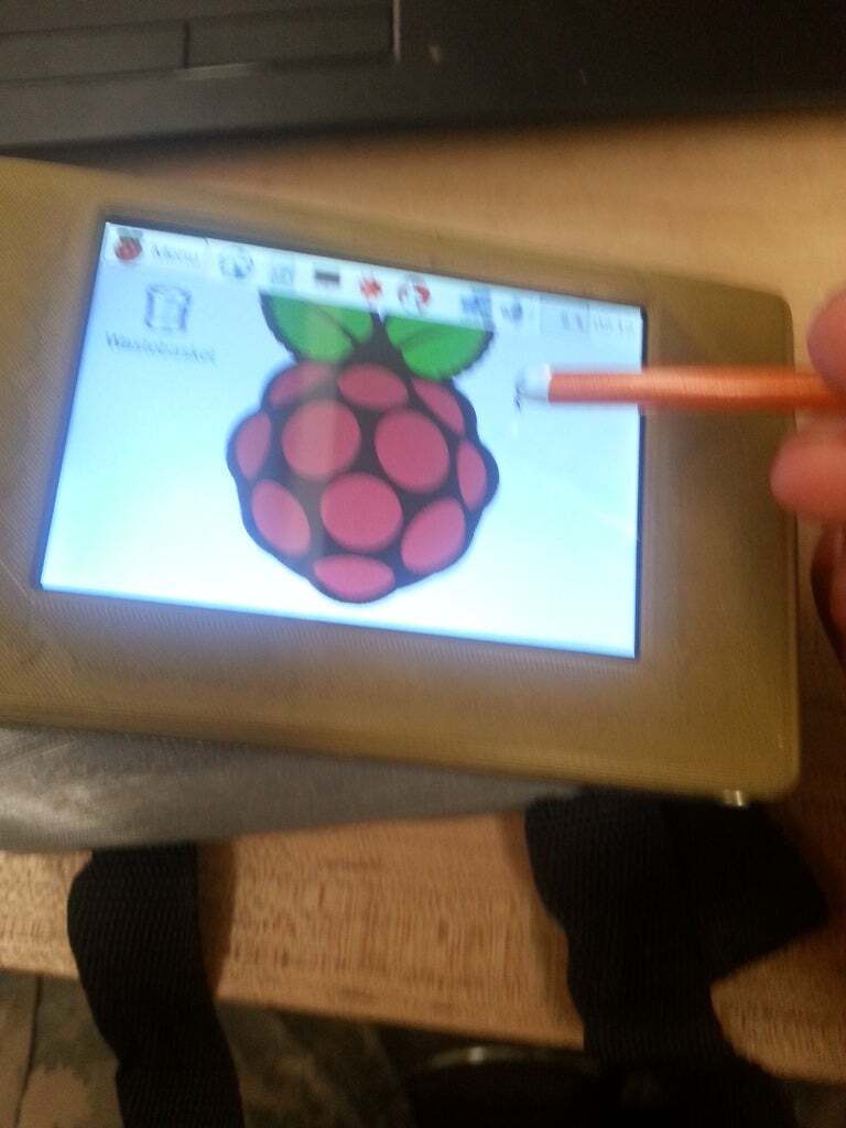 Free STL file Wrist mounted Touch Pi: Portable Raspberry Pi A+・Model to ...