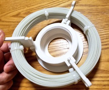 Free STL file Simple Filament Spool (for ID 120mm coil)・3D printer ...