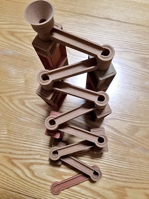 Free STL file Marble track building blocks toy 🏗️・3D printer design to ...