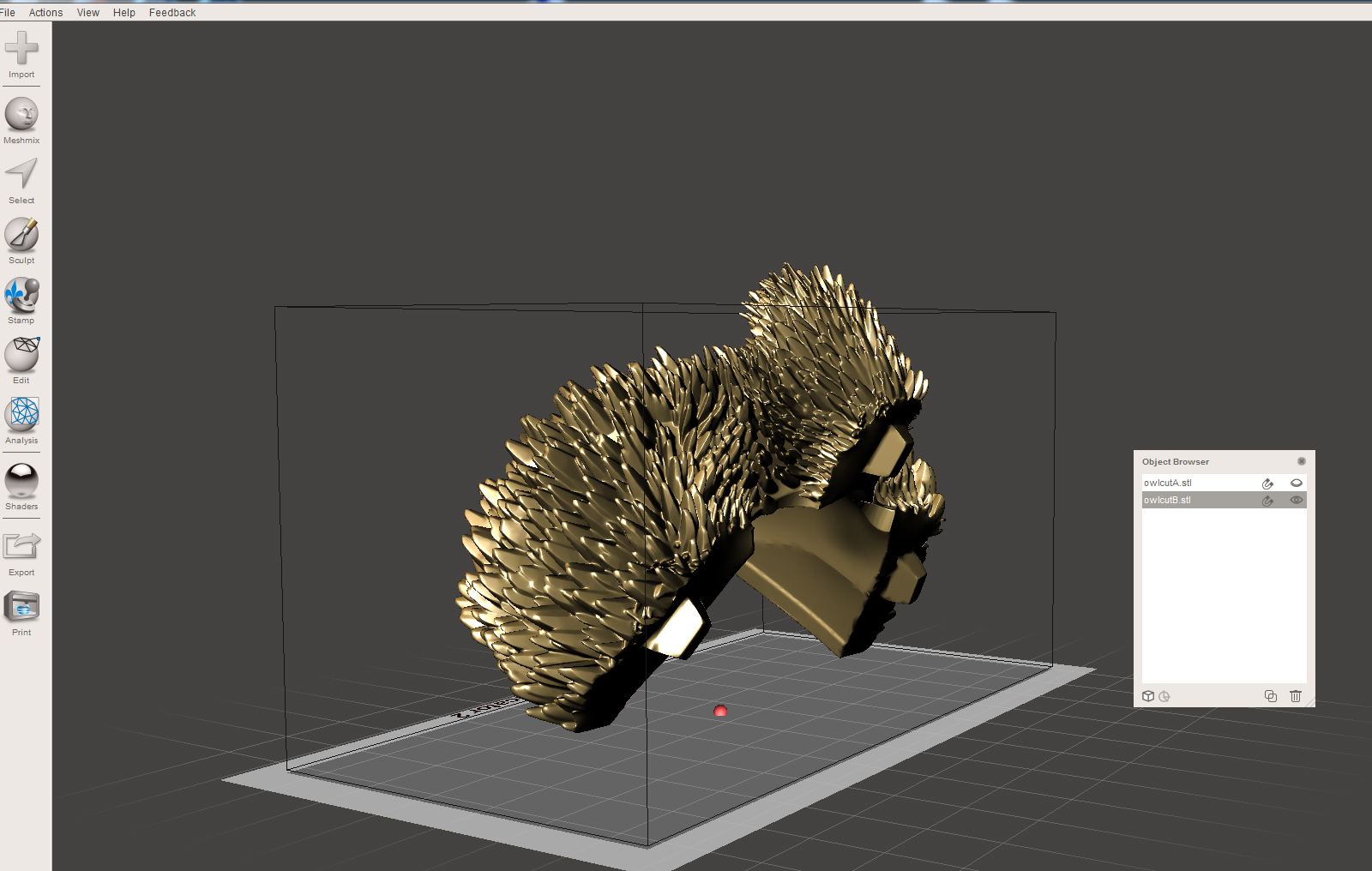 Archivo STL Squid game VIP mask OWL boss squidgame 🦑・Design para ...