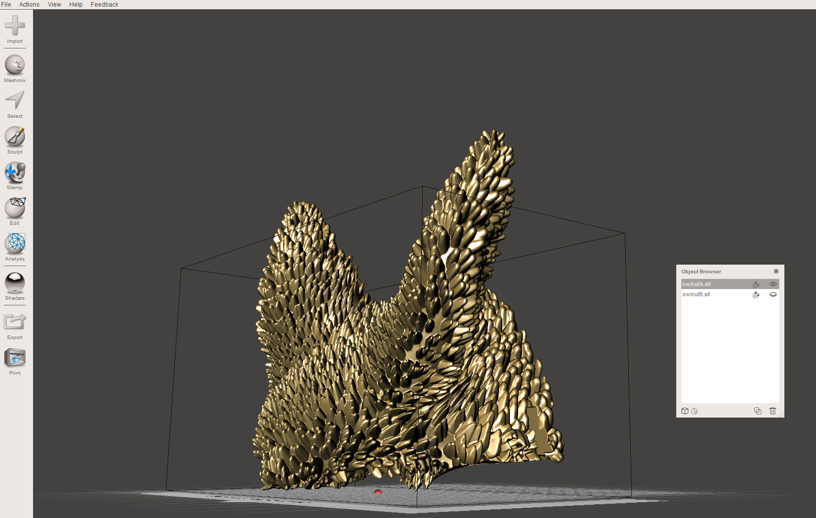 Archivo STL Squid game VIP mask OWL boss squidgame 🦑・Design para ...