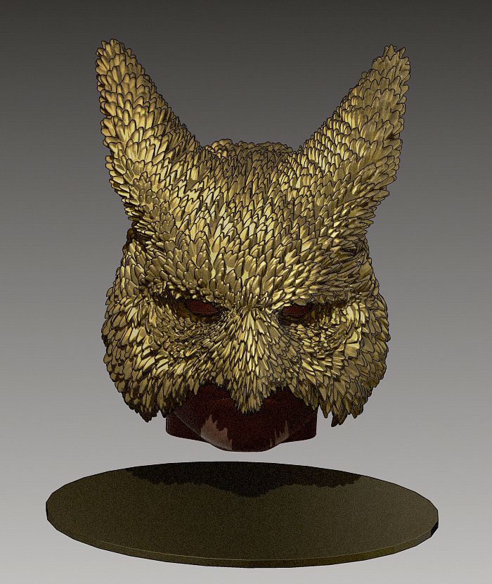 Archivo STL Squid game VIP mask OWL boss squidgame 🦑・Design para ...