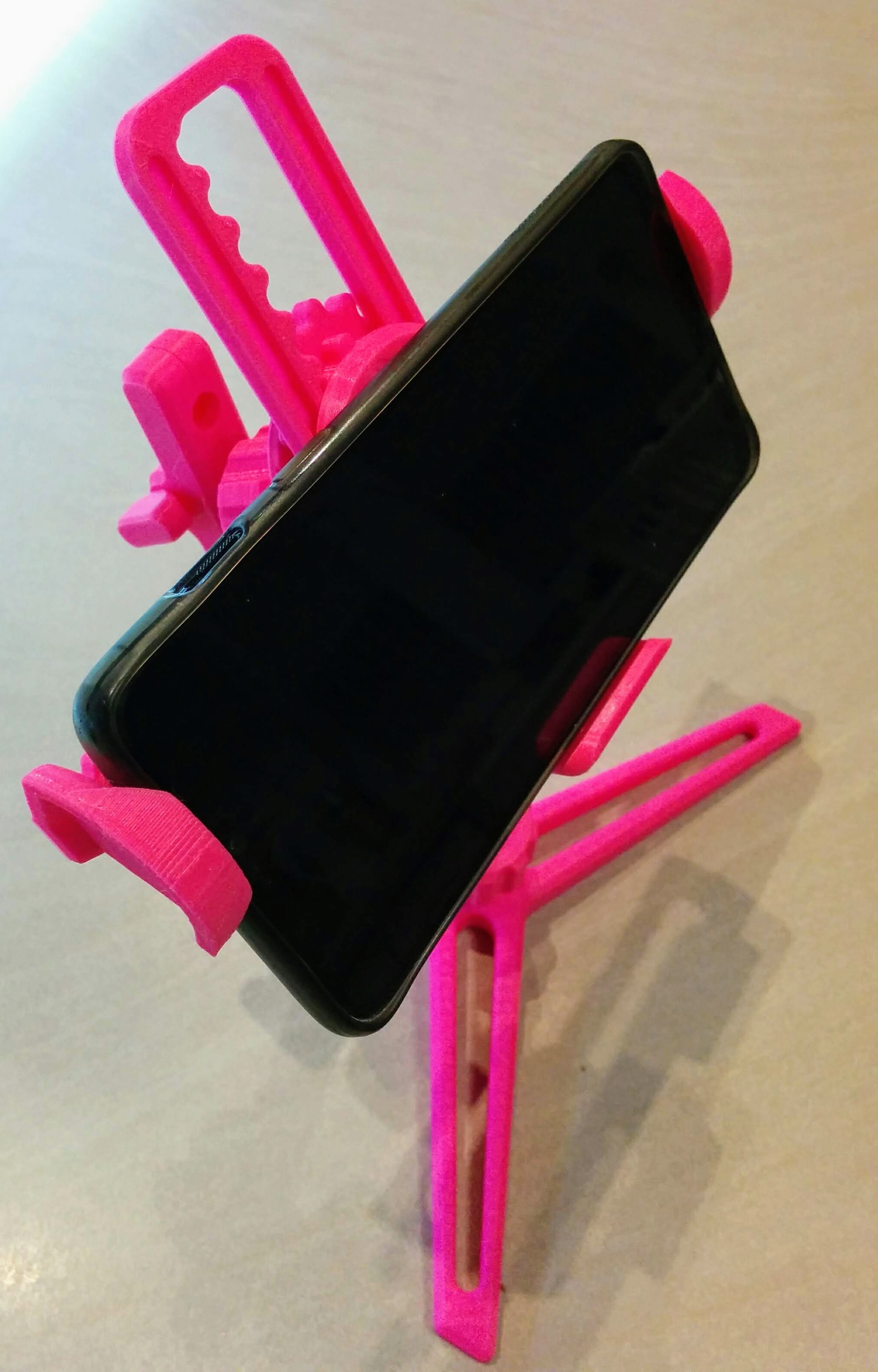 STL file Adjustable Phone Stand・3D printable design to download・Cults
