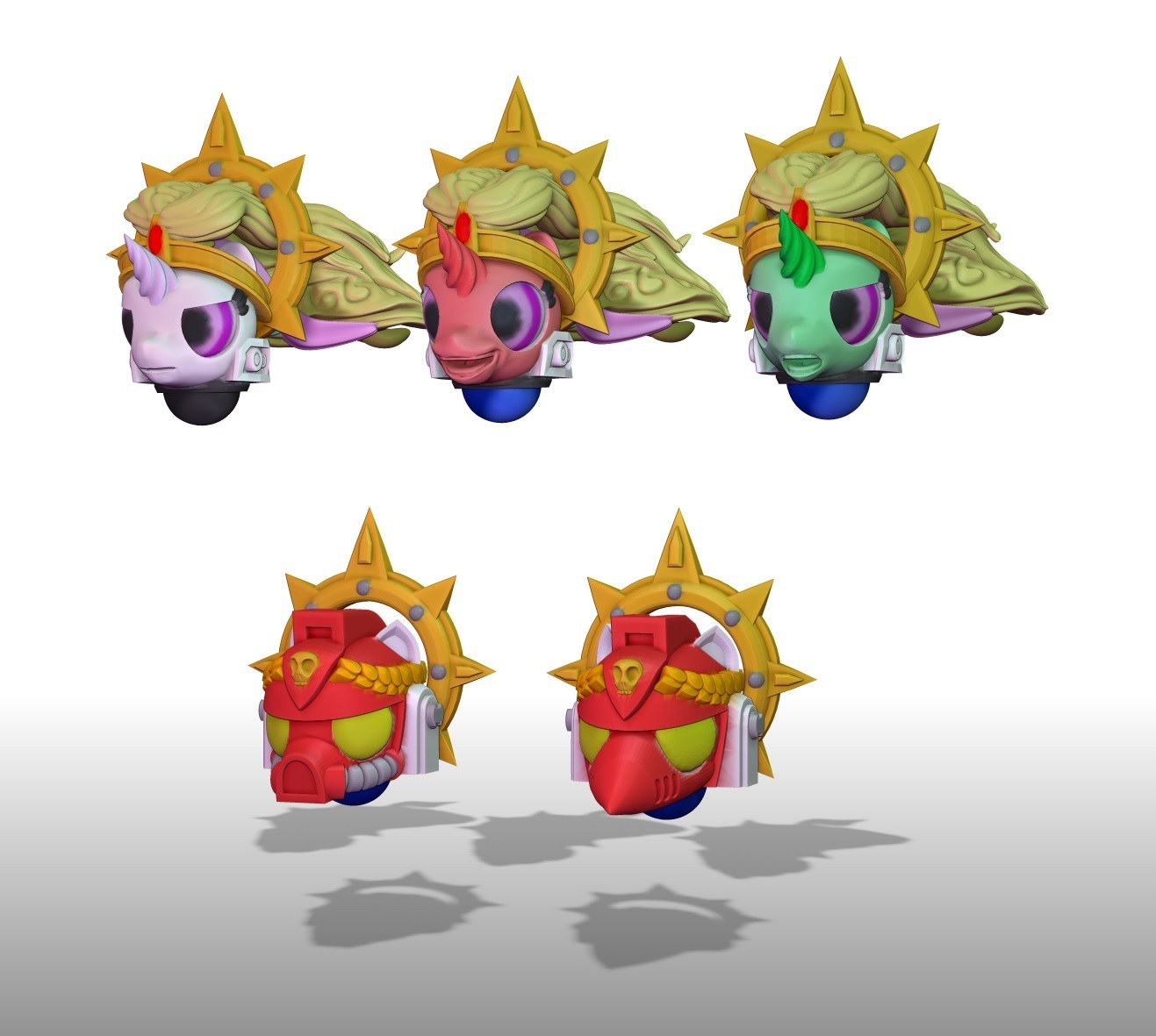 3D file My Little Marine Captain Kit・Model to download and 3D print・Cults