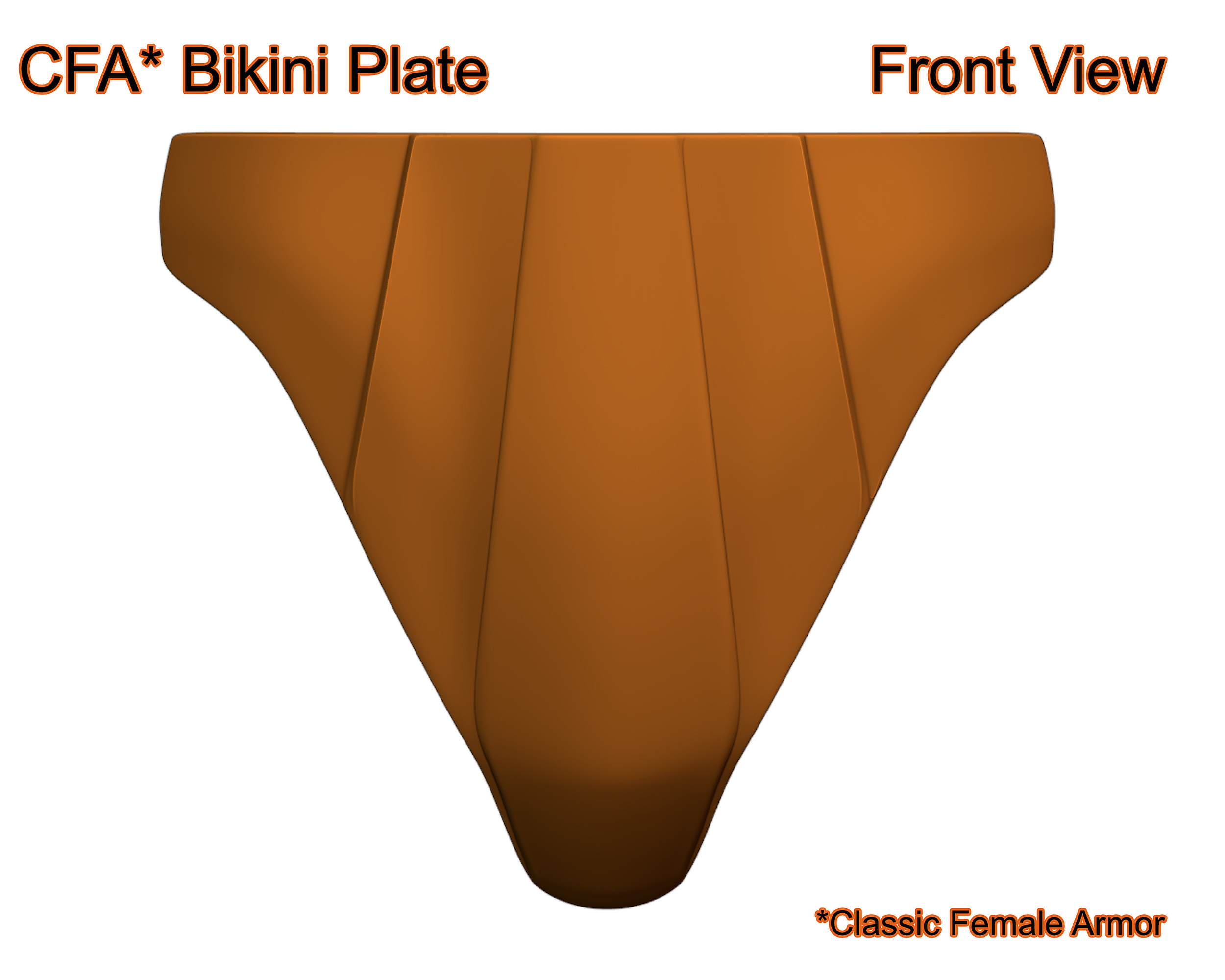 3D file Female Bikini Armor [CFA]・3D printable design to download・Cults
